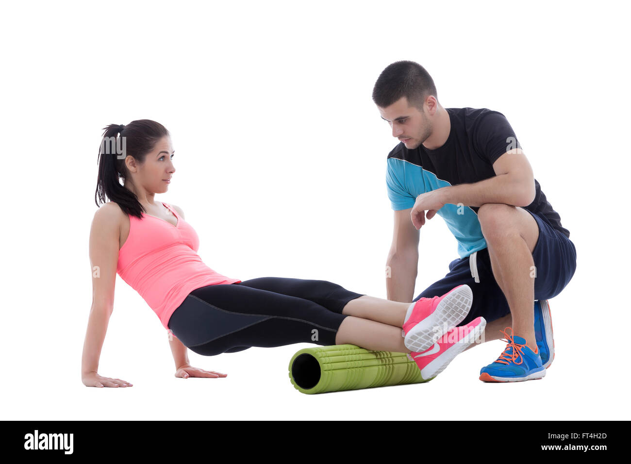 Rolling exercise Cut Out Stock Images & Pictures - Alamy