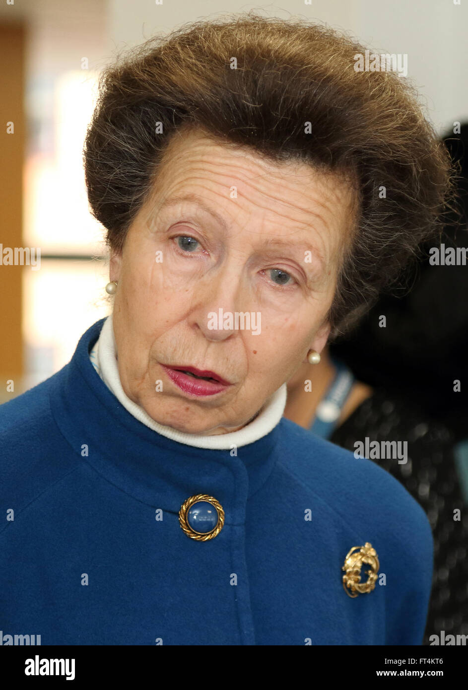 HRH Princess Anne, the Princess Royal visit to Luton, Bedfordshire. As ...