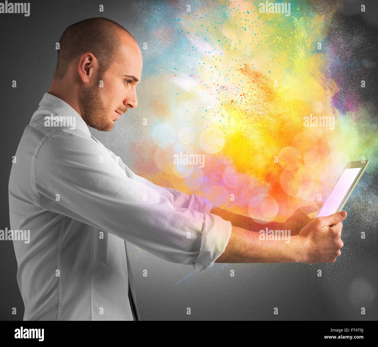 Colour burst hi-res stock photography and images - Alamy