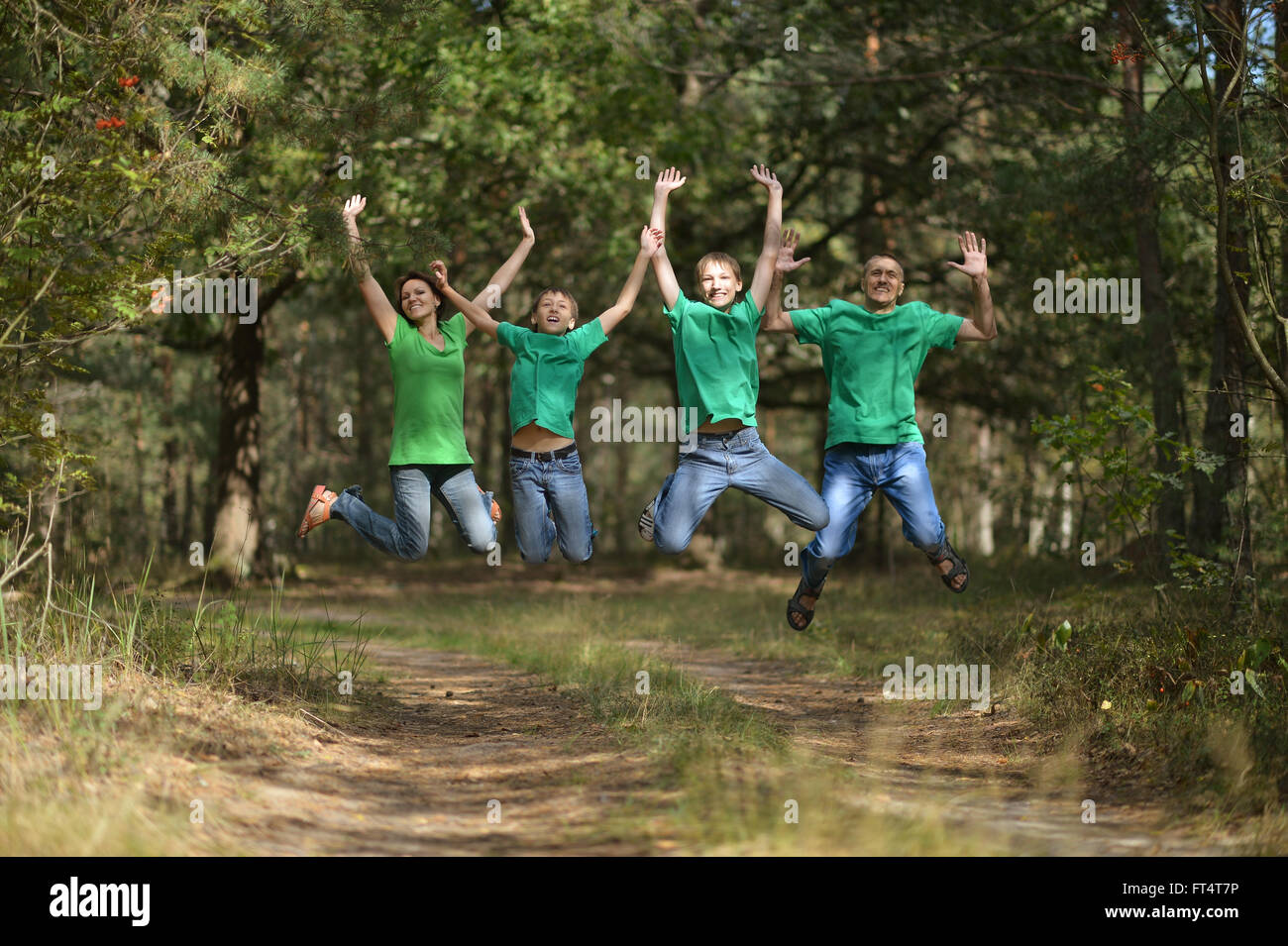 Family having fun Stock Photo - Alamy