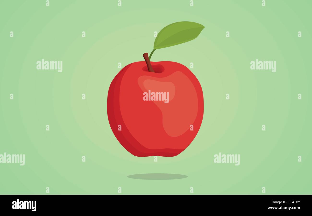Apple shape cartoon hi-res stock photography and images - Alamy