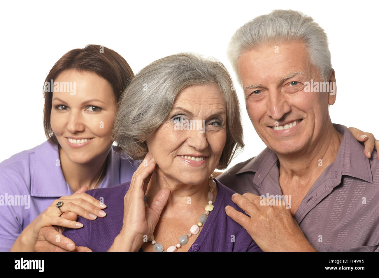 Cute family portrait Stock Photo - Alamy
