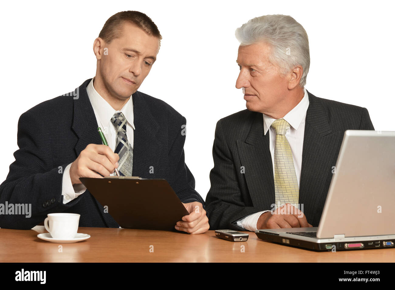 Portrait of two businessmen Stock Photo - Alamy
