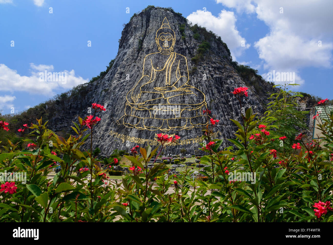Buddha carved on on cliff mighty laser, the major attractions of ...