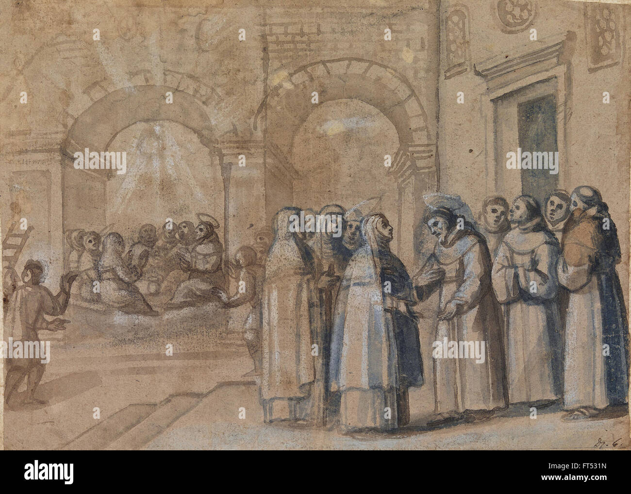 Belisario Corenzio - Meeting of Saints Francis and Clara - Cooper ...