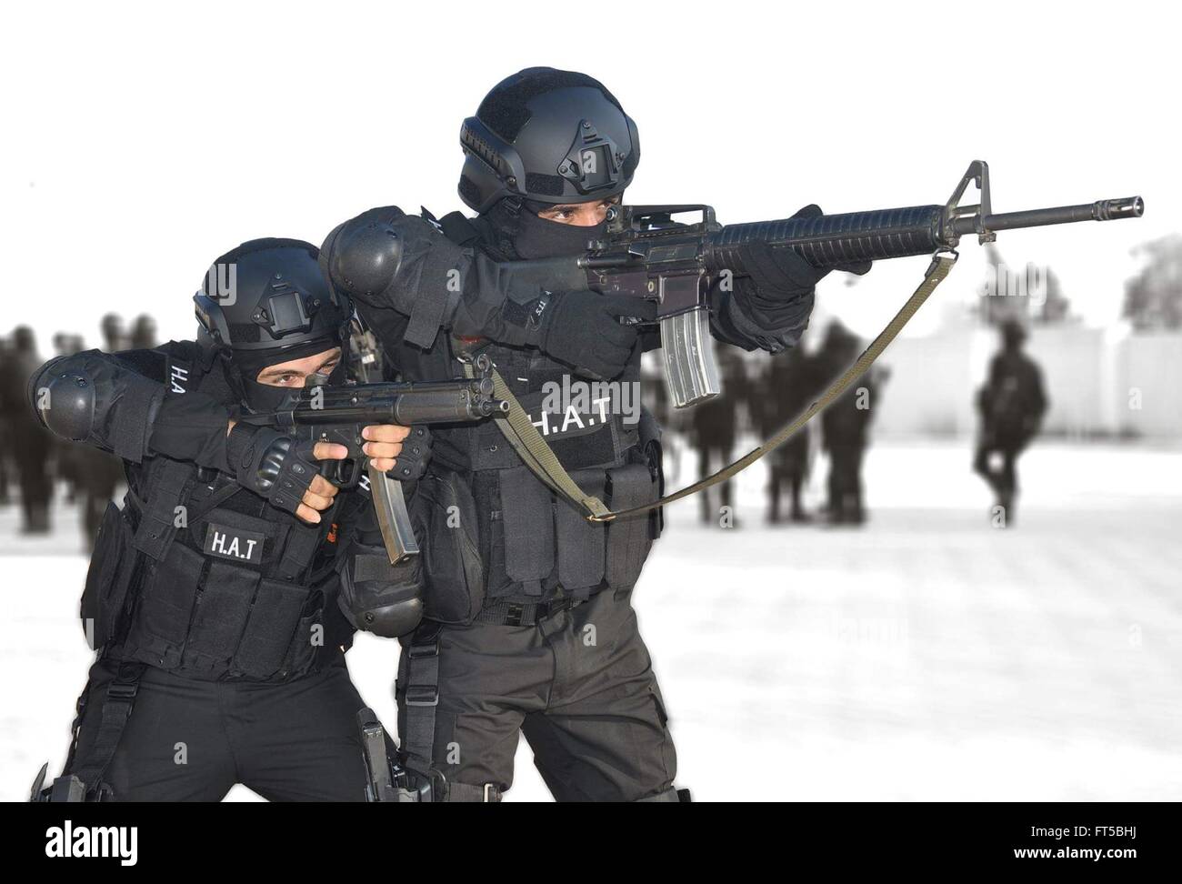 Elite fighters with the Kurdish YPG anti-terror forces during training ...