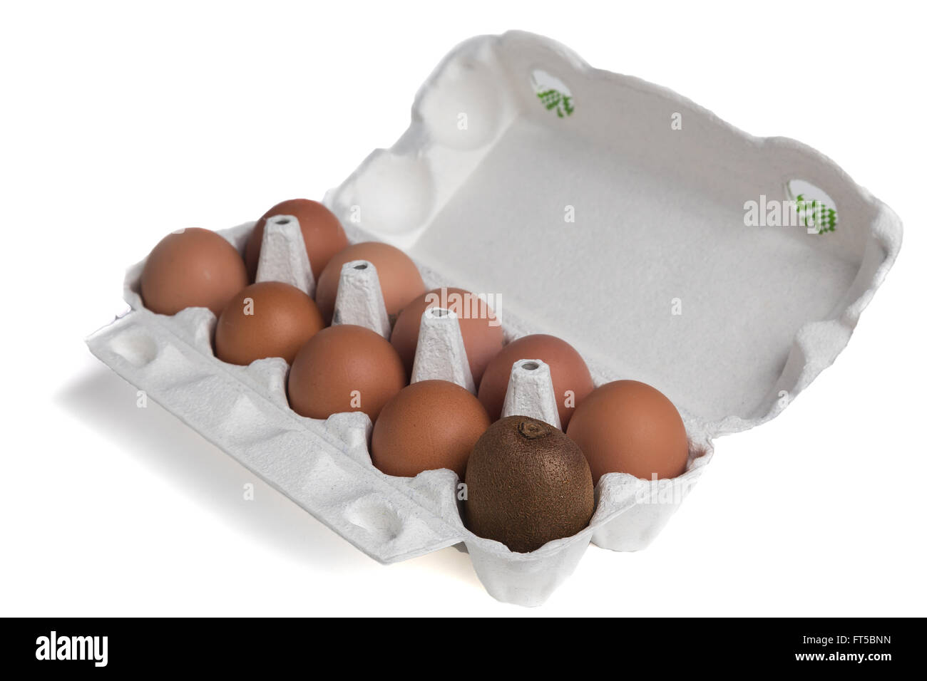 Unique brown chicken egg Cut Out Stock Images & Pictures - Alamy