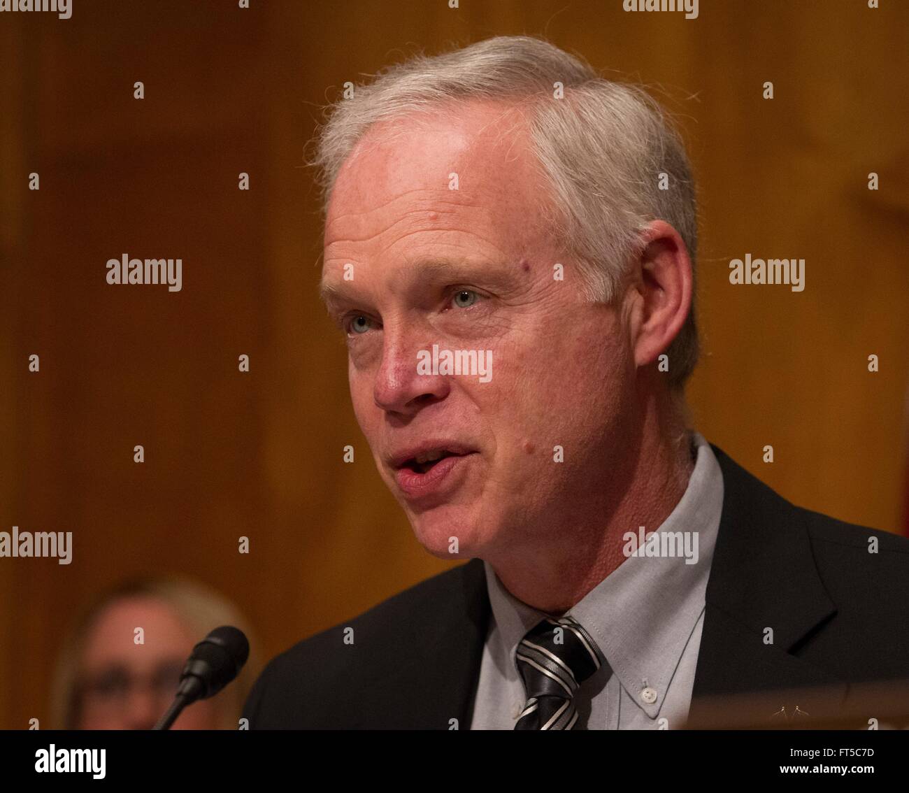 U.S. Senator Ron Johnson of Wisconsin during the Senate Appropriations ...