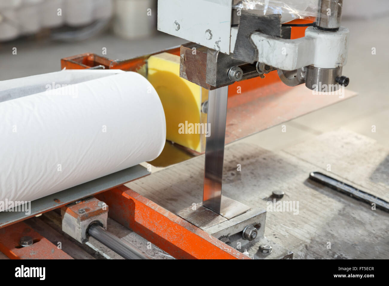 Process of various paper products manufacturing indoors Stock Photo - Alamy