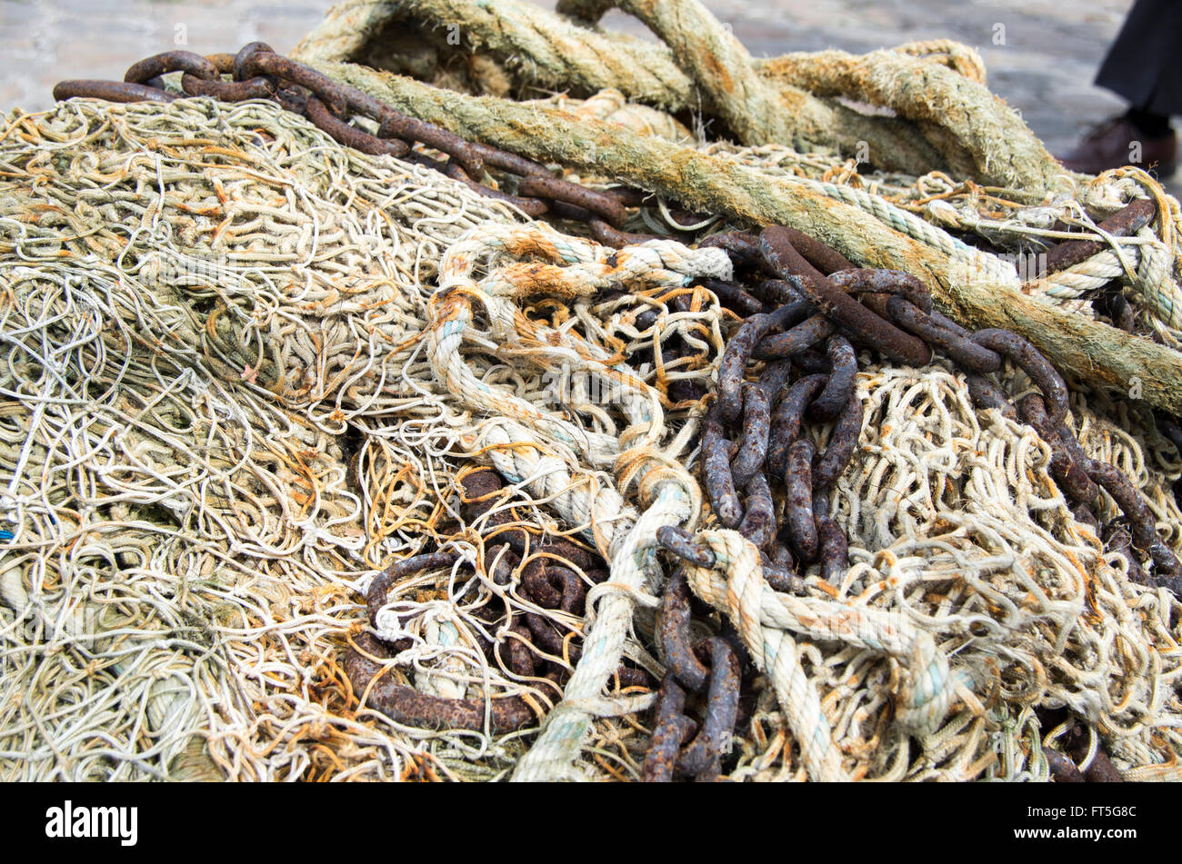 fishing net equipment Stock Photo - Alamy