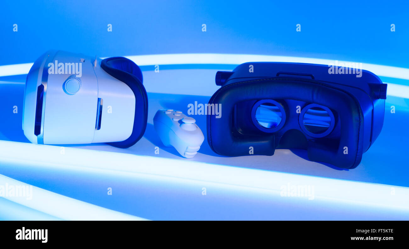 Vr controller neon light hi-res stock photography and images - Alamy