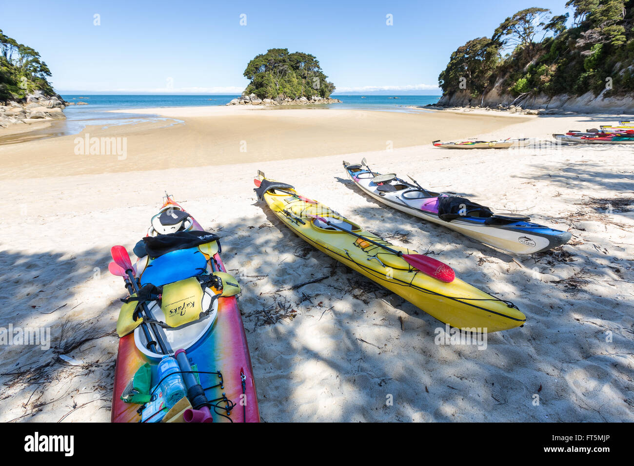 At Mosquito Bay in Abel Tasman national park, South Island, New Zealand Stock Photo - Alamy