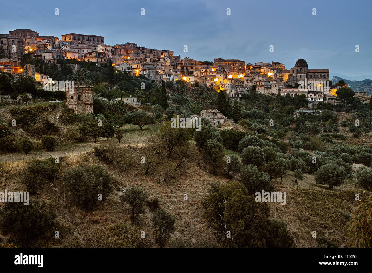 Italian historical city Stilo Stock Photo - Alamy