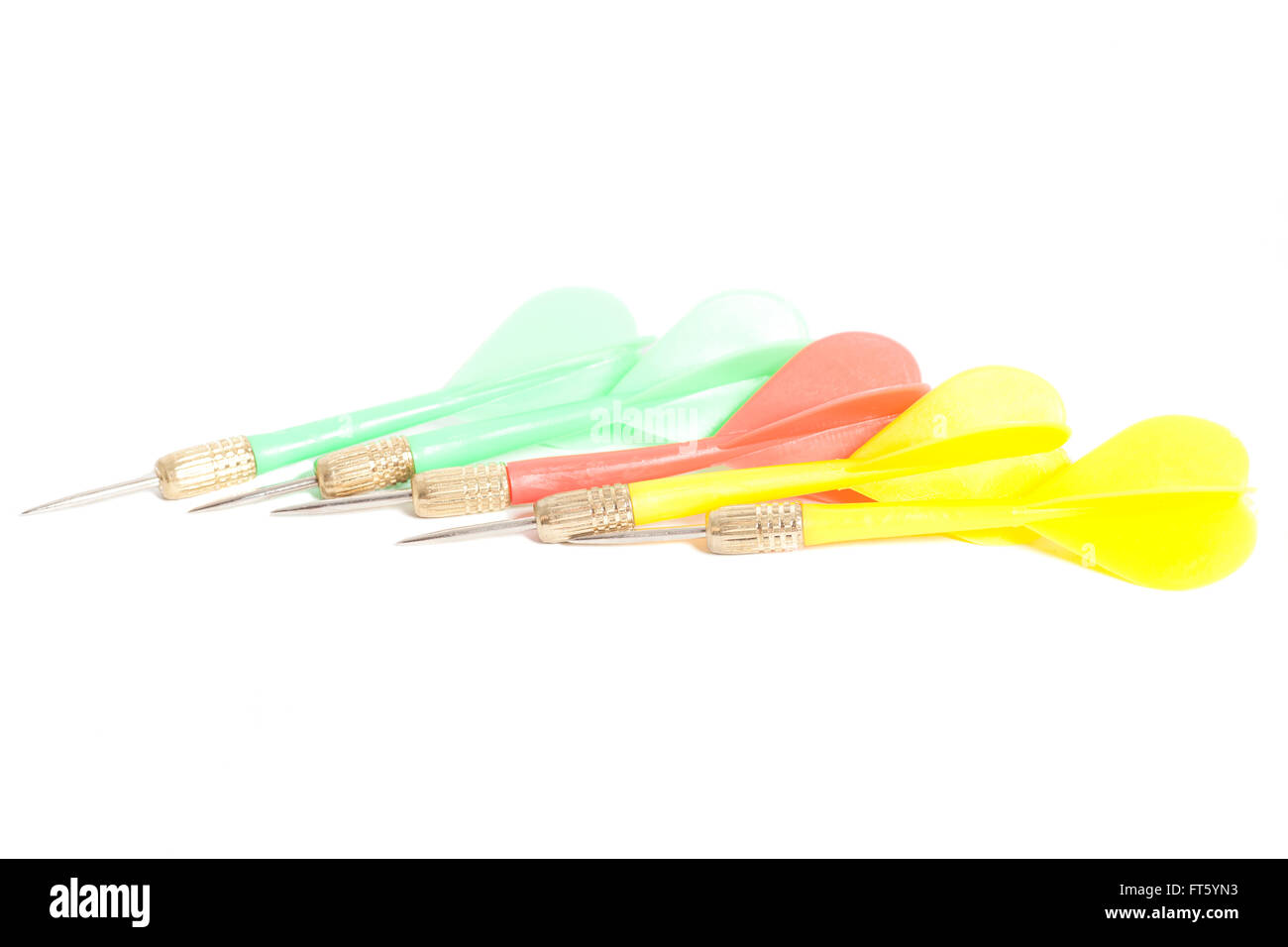 darts isolated on a white background Stock Photo - Alamy
