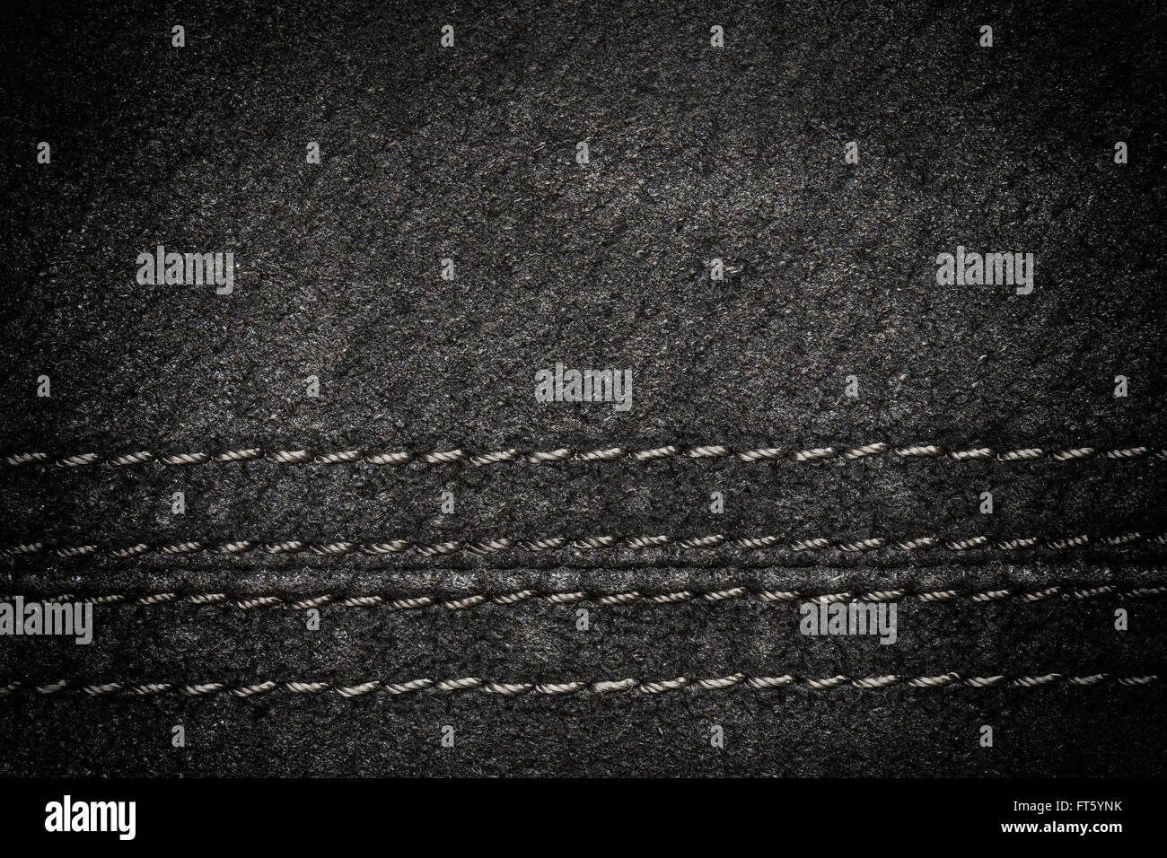 Leather texture with stitch hi-res stock photography and images - Alamy