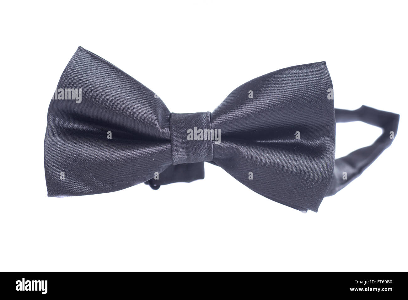 Black bow tie isolated on white background Stock Photo - Alamy