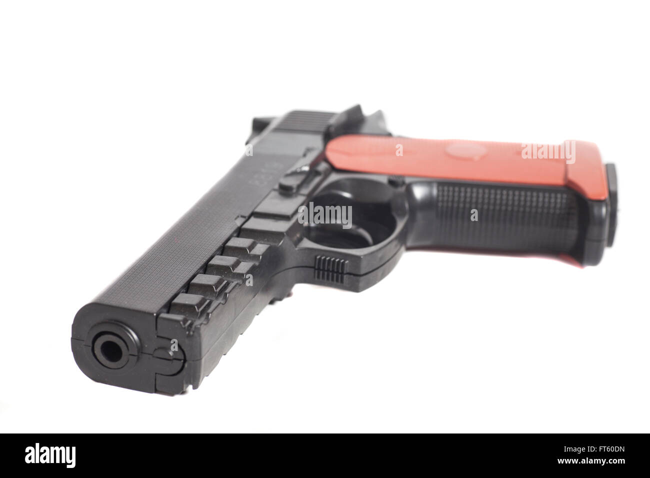 Gun isolated on white background Stock Photo - Alamy