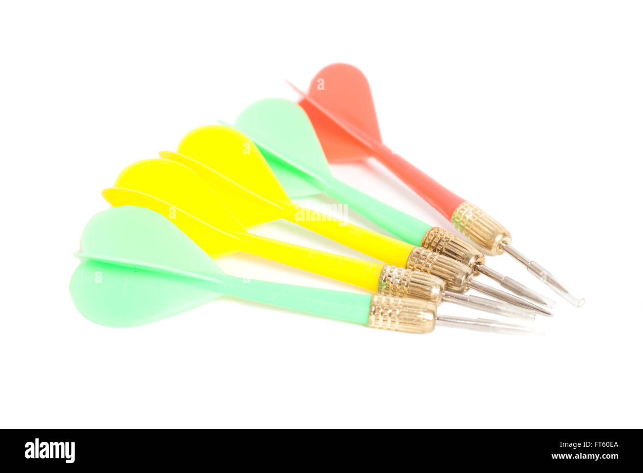 darts isolated on a white background Stock Photo - Alamy