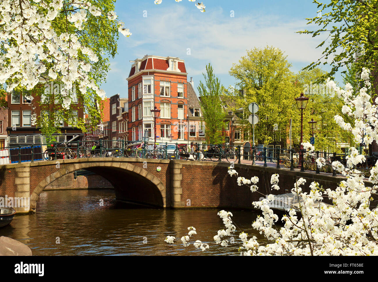 canal ring in Amsterdam, Netherland Stock Photo - Alamy