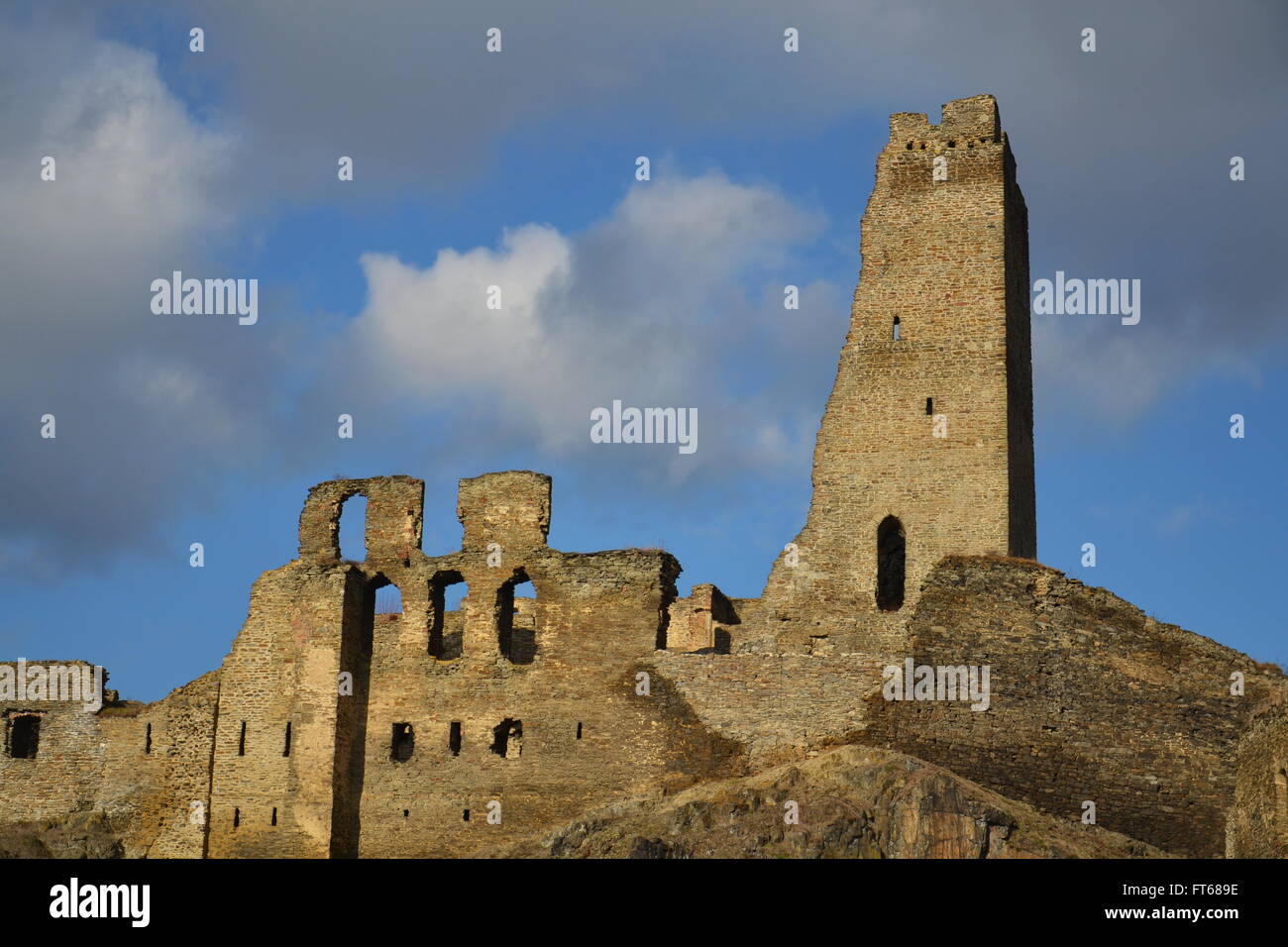 Okor castle ruins hi-res stock photography and images - Alamy