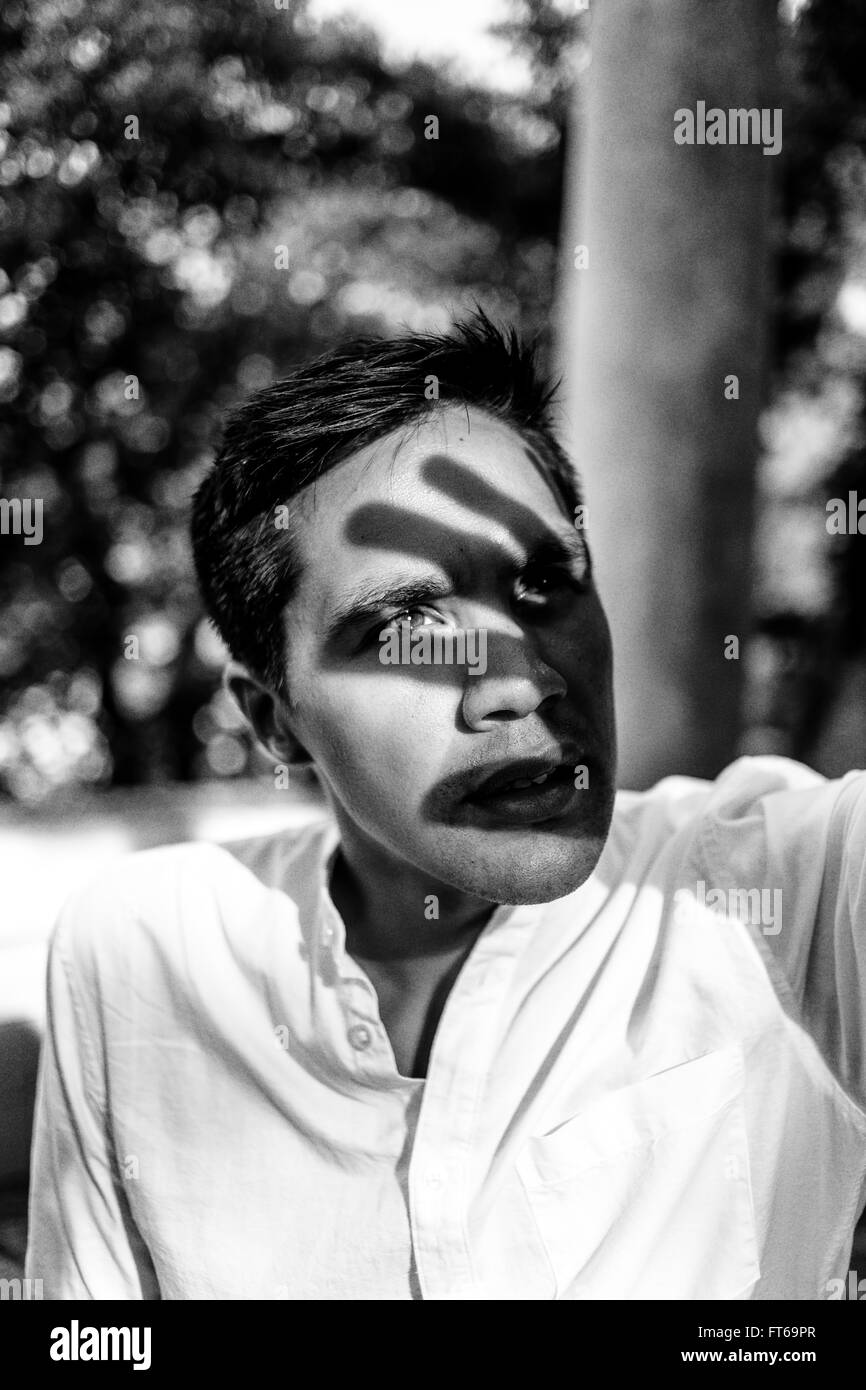 Face activity Black and White Stock Photos & Images - Alamy