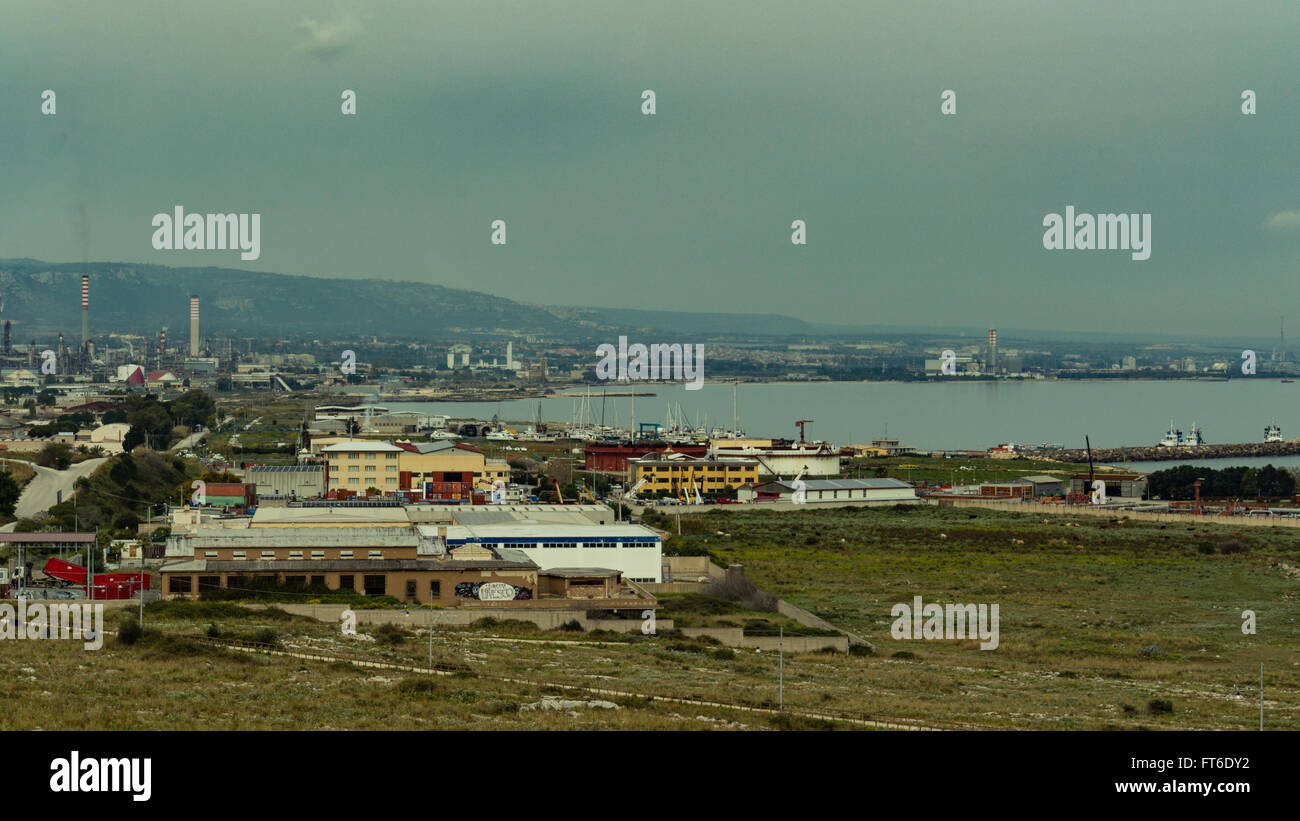 Industry plant (chemical industry) in Italy Stock Photo - Alamy