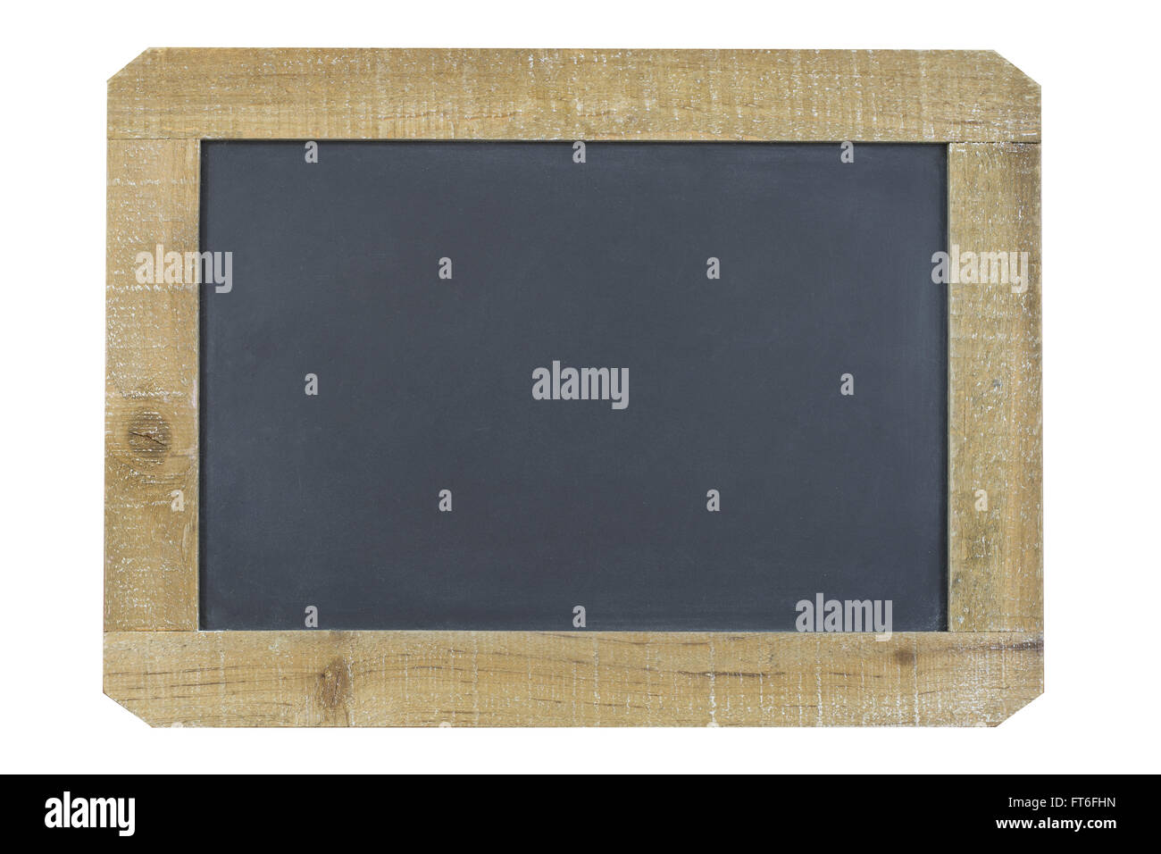 Slate board on white background Stock Photo - Alamy