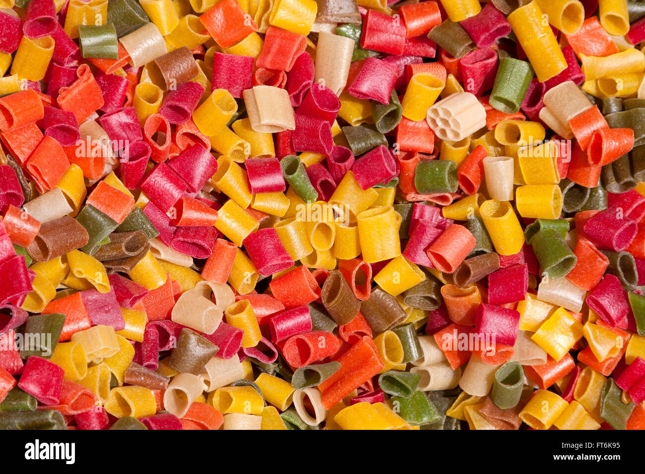 Nepal, Kathmandu. Multicolored Pasta for Sale Stock Photo - Alamy