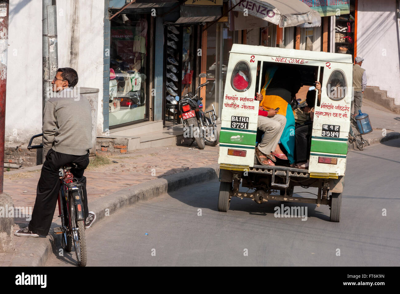 Nepal kathmandu tuk three hi-res stock photography and images - Alamy