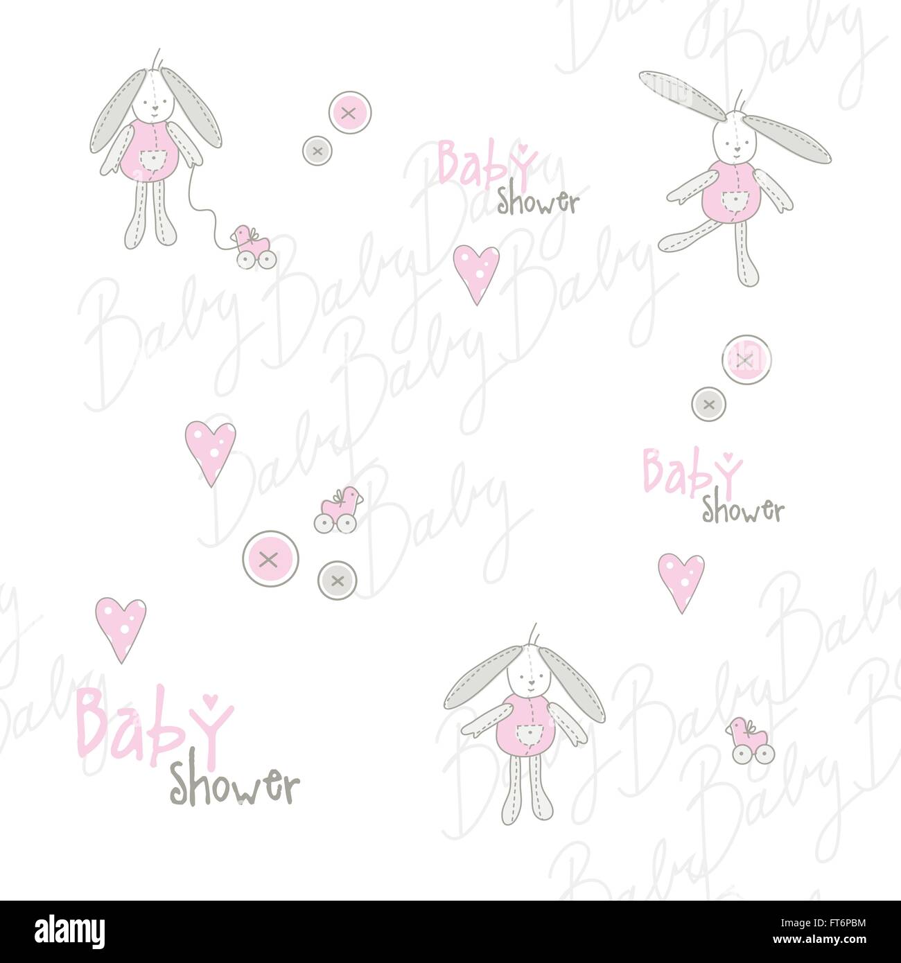 Baby shower template cute Stock Vector Images - Alamy