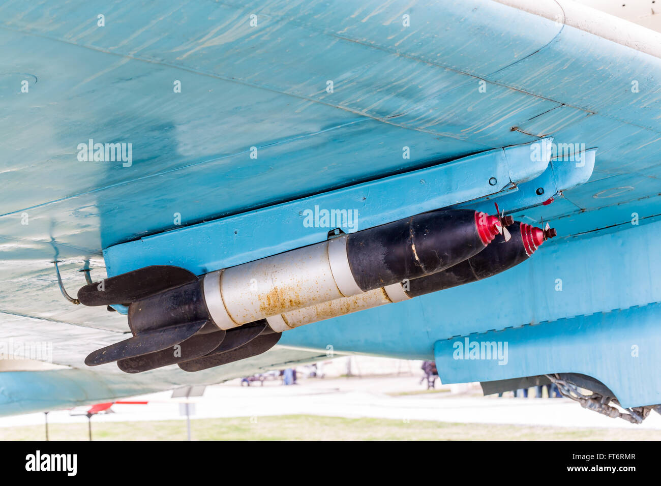 Old style Aircraft bombs Stock Photo - Alamy