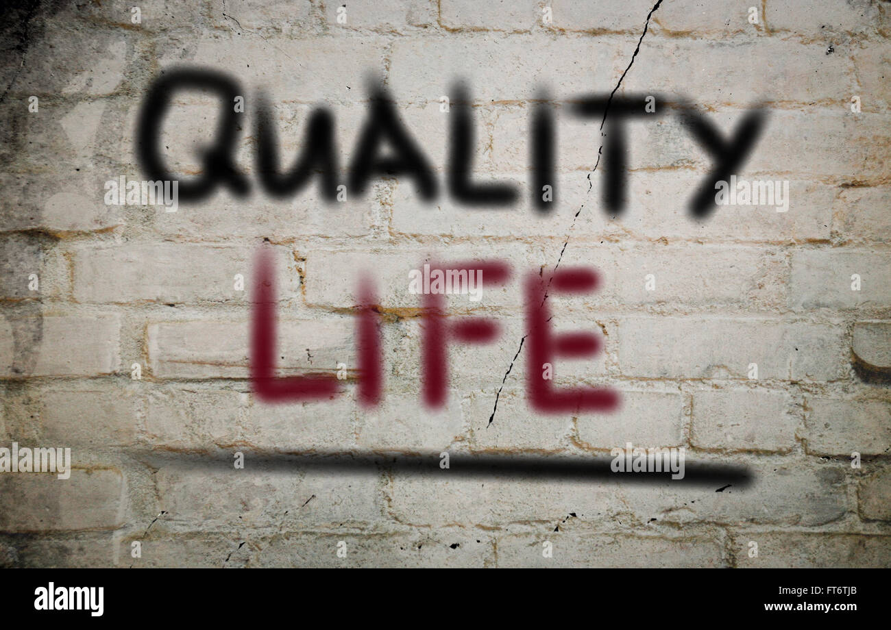 Quality Life Concept Stock Photo - Alamy