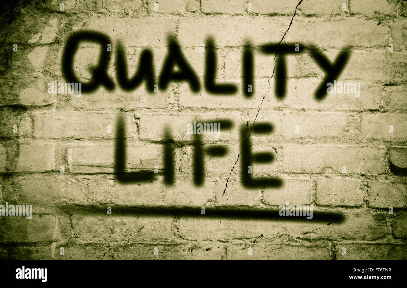 Quality Life Concept Stock Photo - Alamy