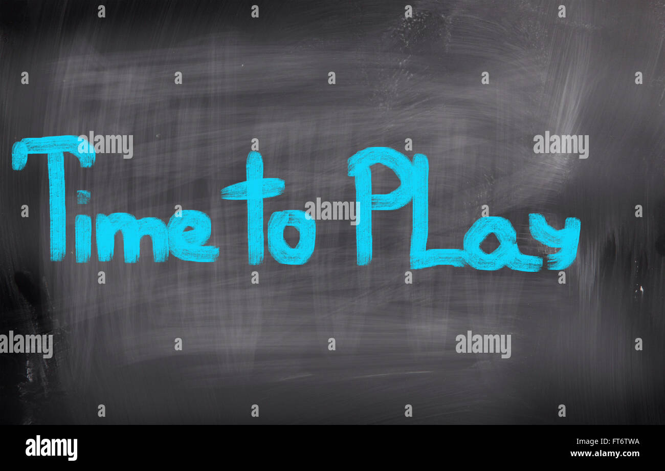Time To Play Concept Stock Photo - Alamy