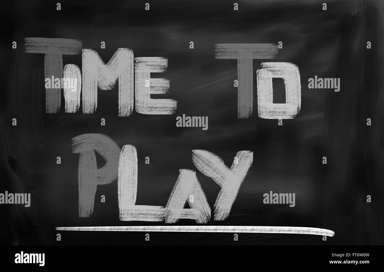 Time To Play Concept Stock Photo - Alamy