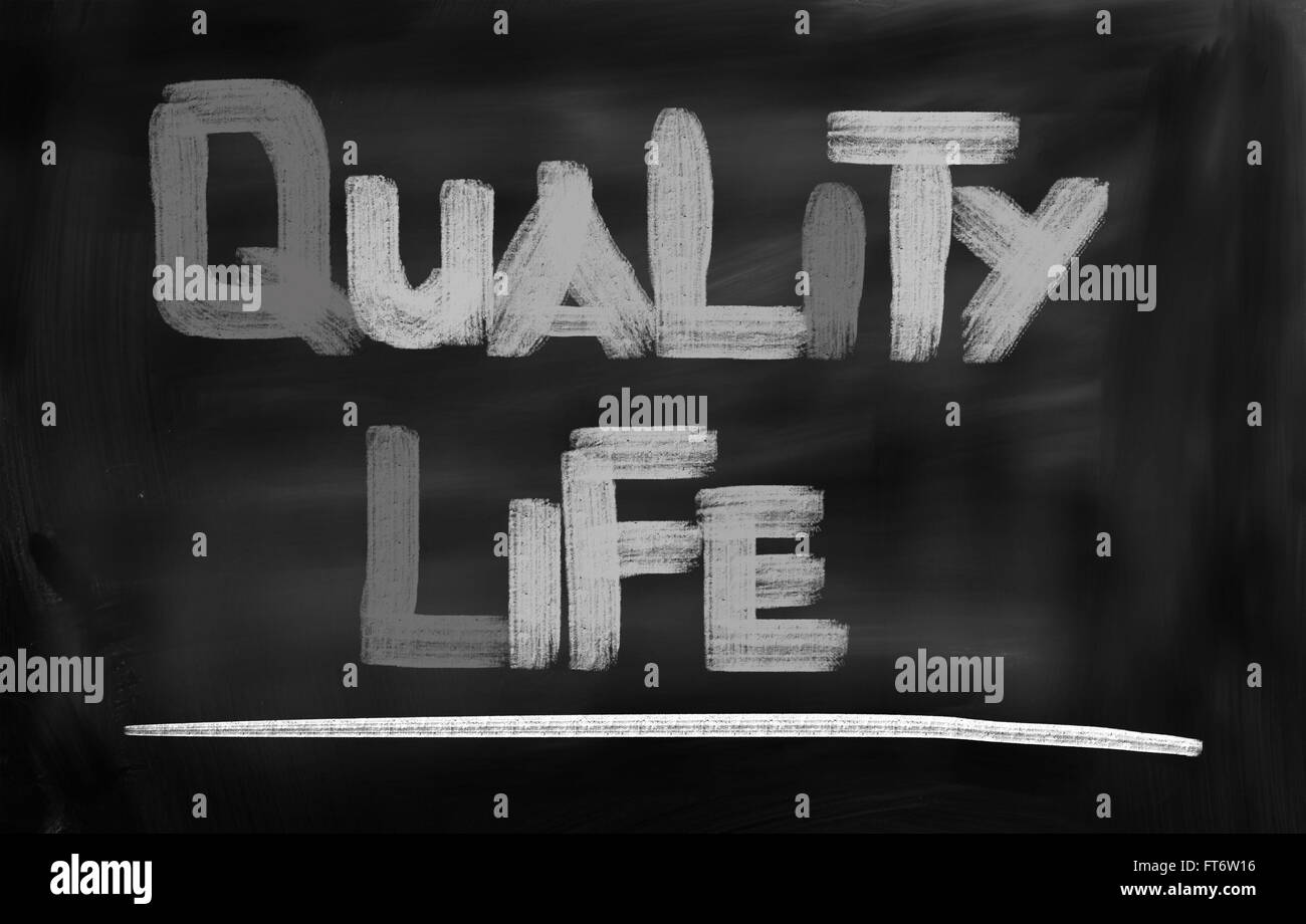 Quality Life Concept Stock Photo - Alamy