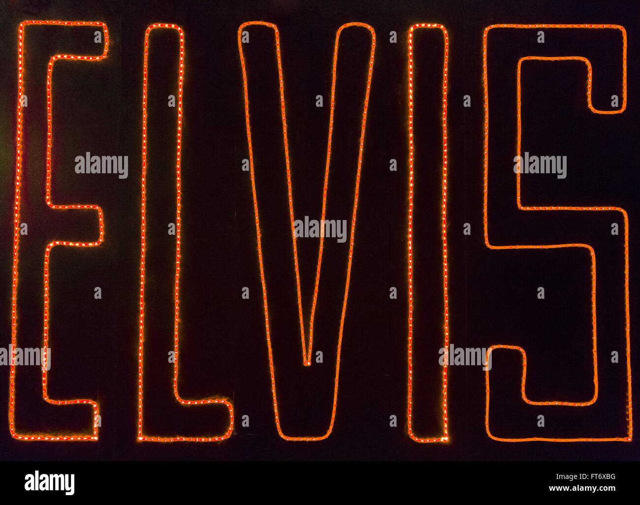 Elvis sign hi-res stock photography and images - Alamy