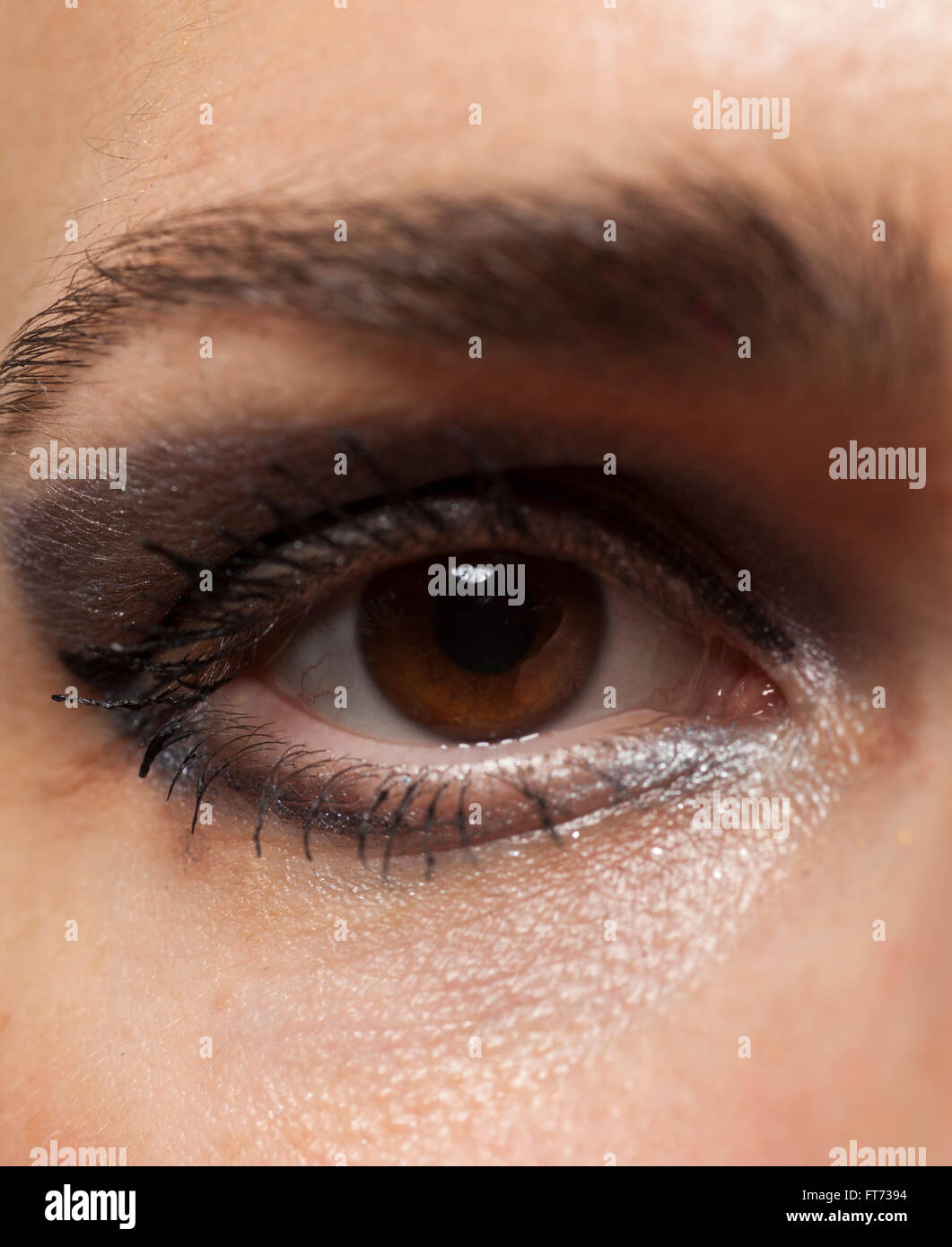 Eye macro.Close up picture of woman eye Stock Photo - Alamy