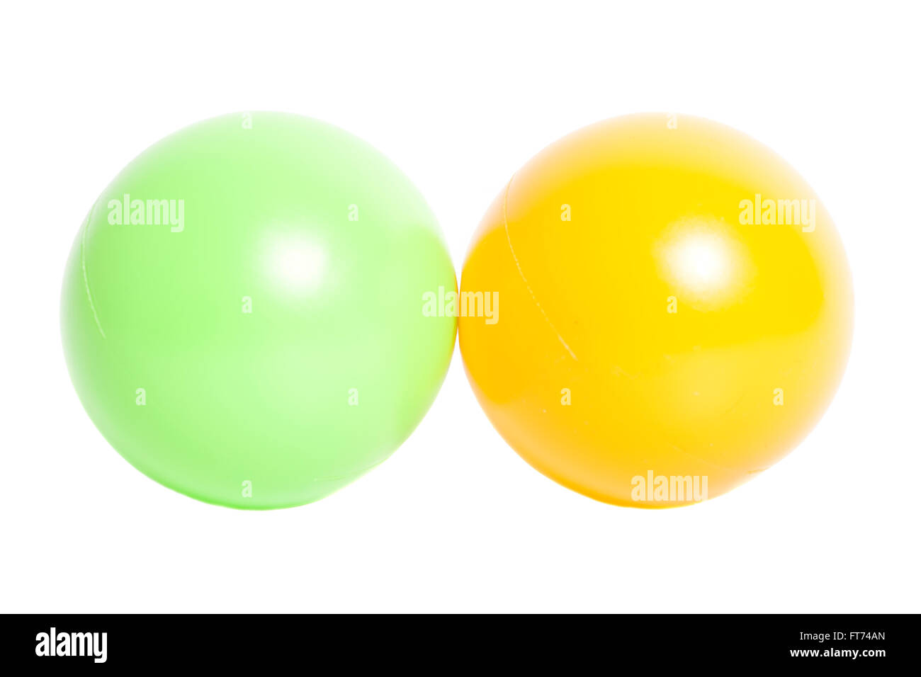 Colorful balls spheres background Cut Out Stock Images & Pictures - Alamy