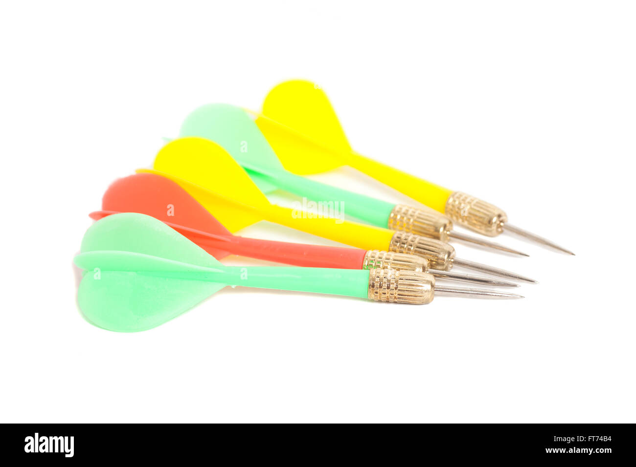 darts isolated on a white background Stock Photo - Alamy