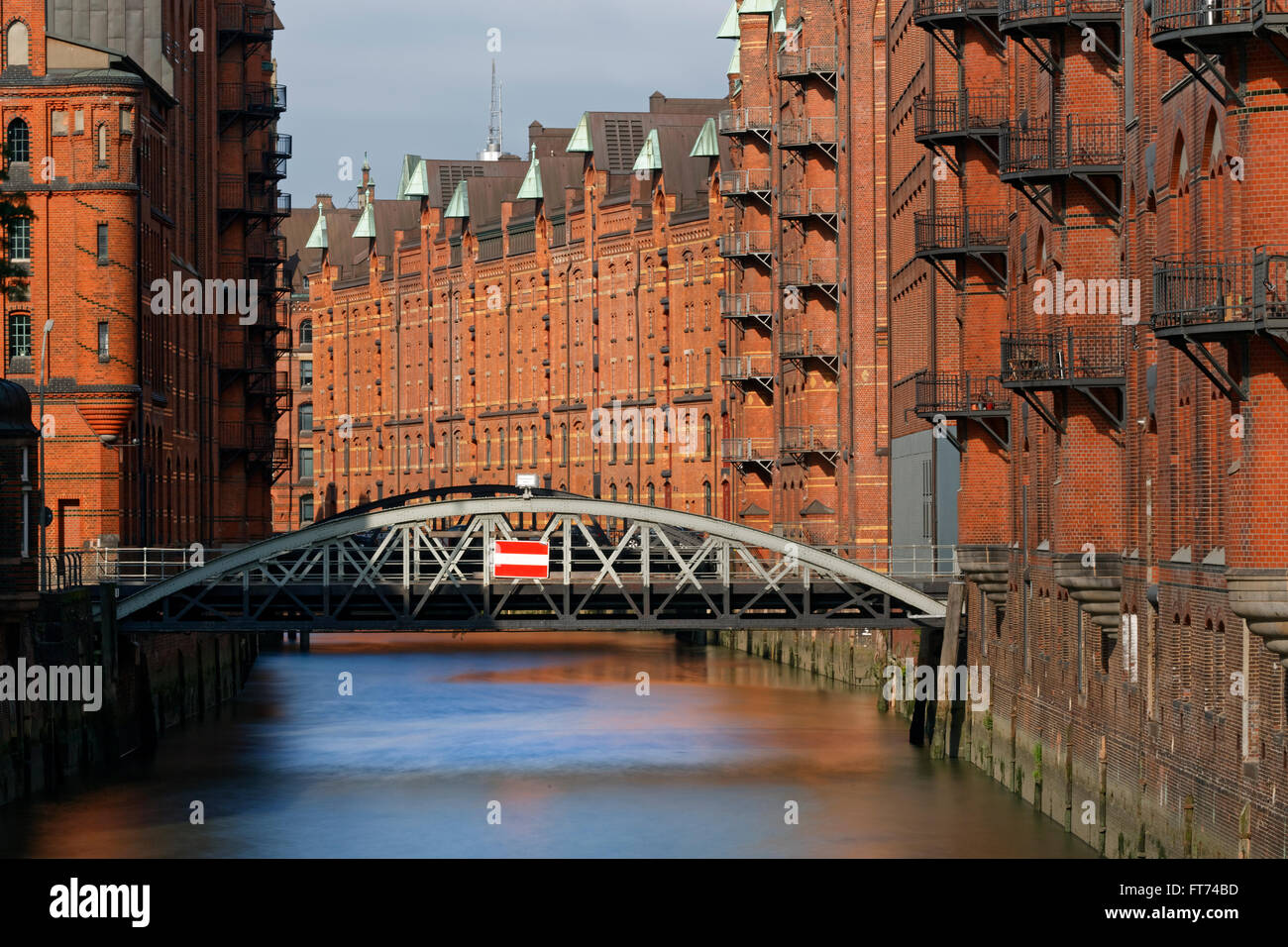 Speicherstadt historic warehouse district, Hamburg, Germany, Europe ...