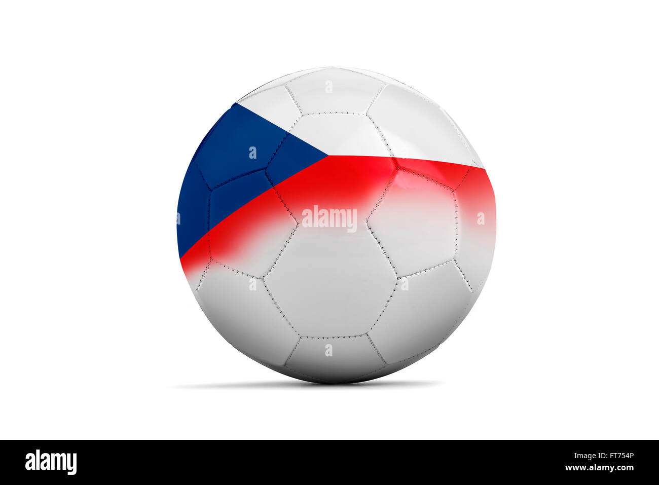 Soccer balls with team flags, Football Euro 2016. Group D, Czech ...