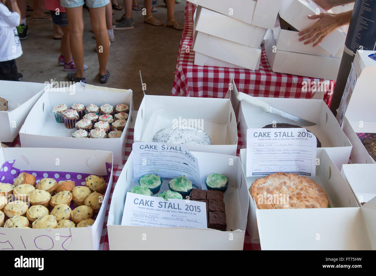 School fete fair cooking cakes competition at a Sydney public school ...