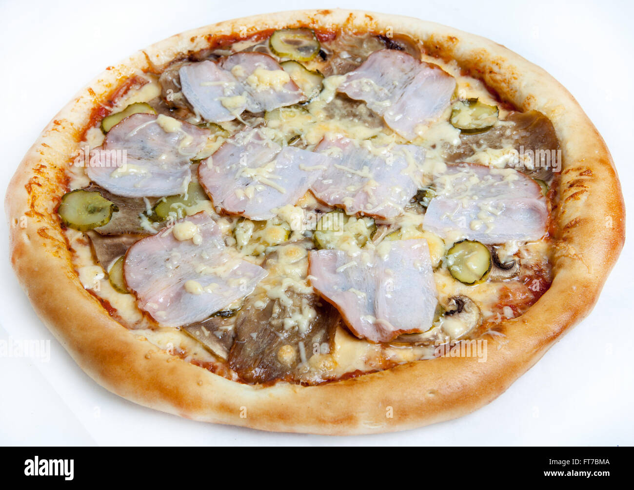 Different Pizza Types On The Menu And A Pizzeria High Resolution Stock ...