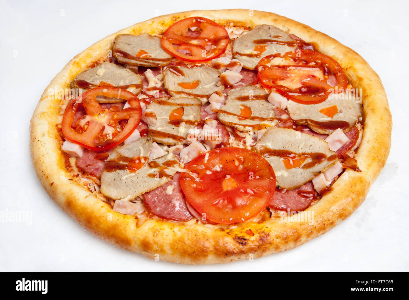 Different Pizza Types On The Menu And A Pizzeria High Resolution Stock ...