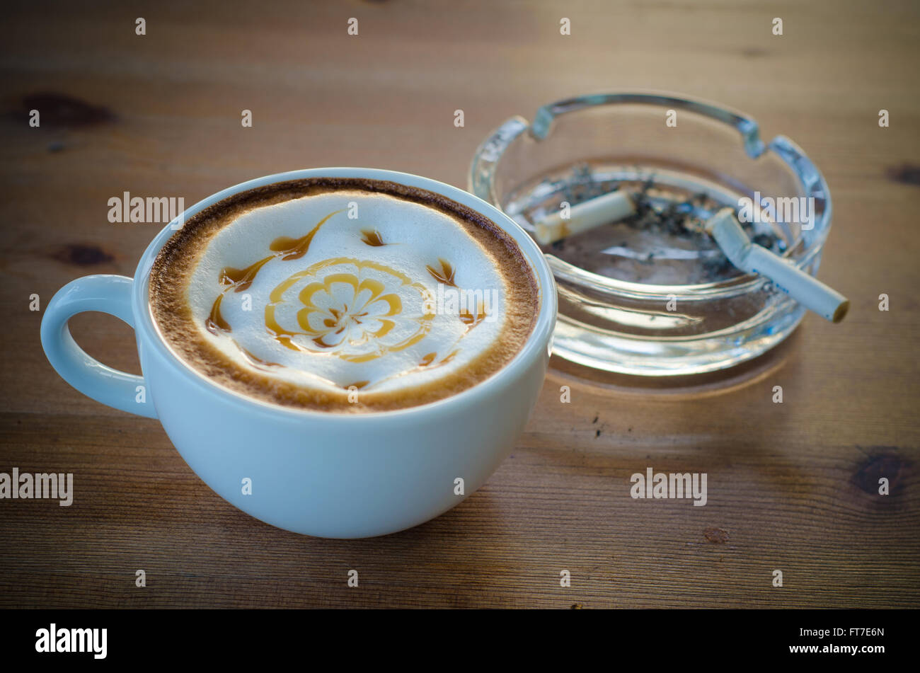 Coffee and cigarette hi-res stock photography and images - Alamy