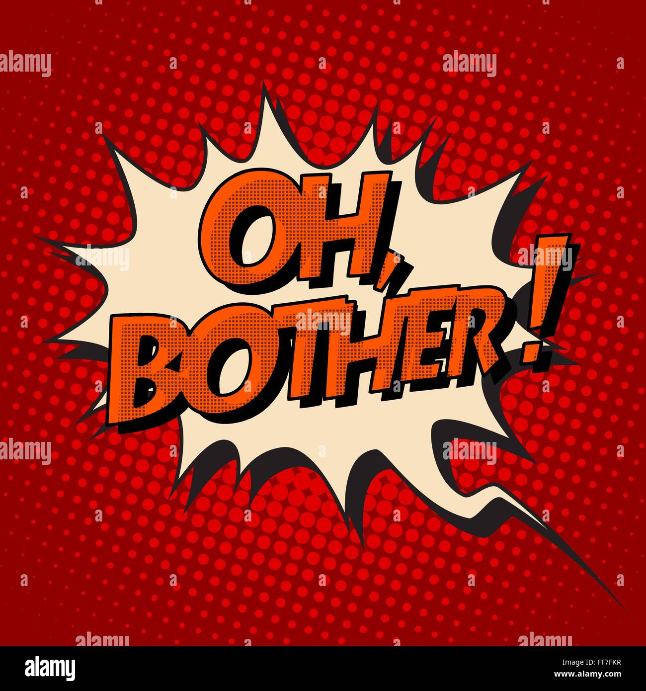 Oh brother art bubble cartoon cloud Stock Vector Images - Alamy