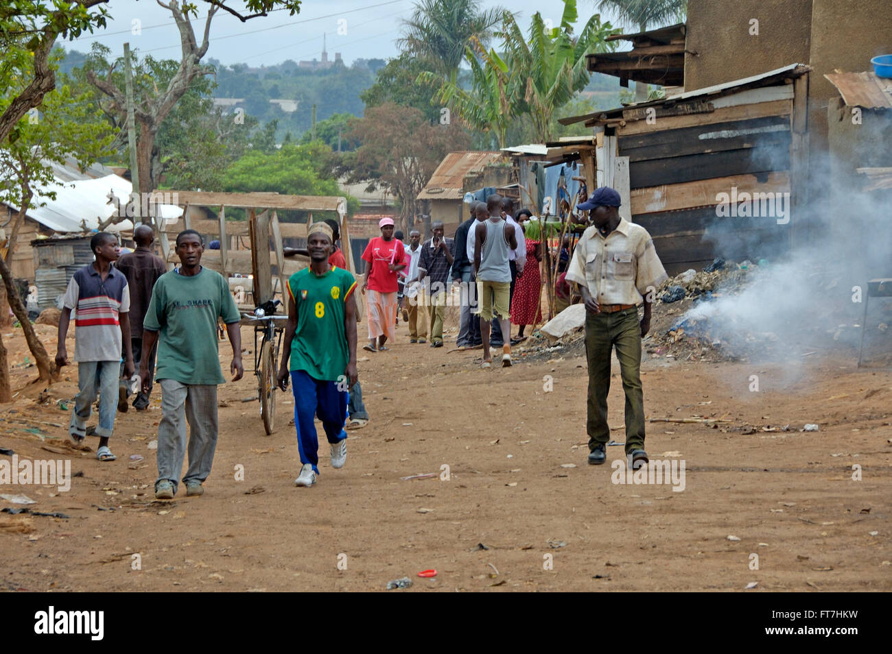 Kampala, Uganda-11 April 2007. The way people life in Uganda Stock ...