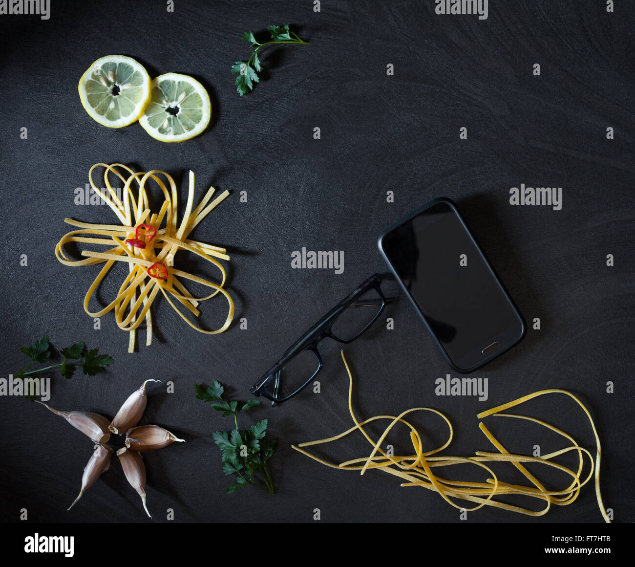 Smart Cooking Background Stock Photo - Alamy