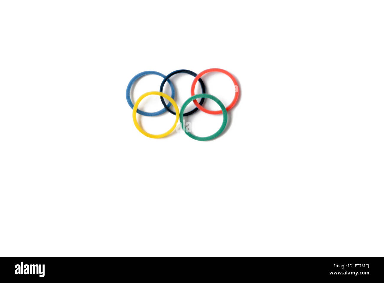 Olympic rings hi-res stock photography and images - Alamy